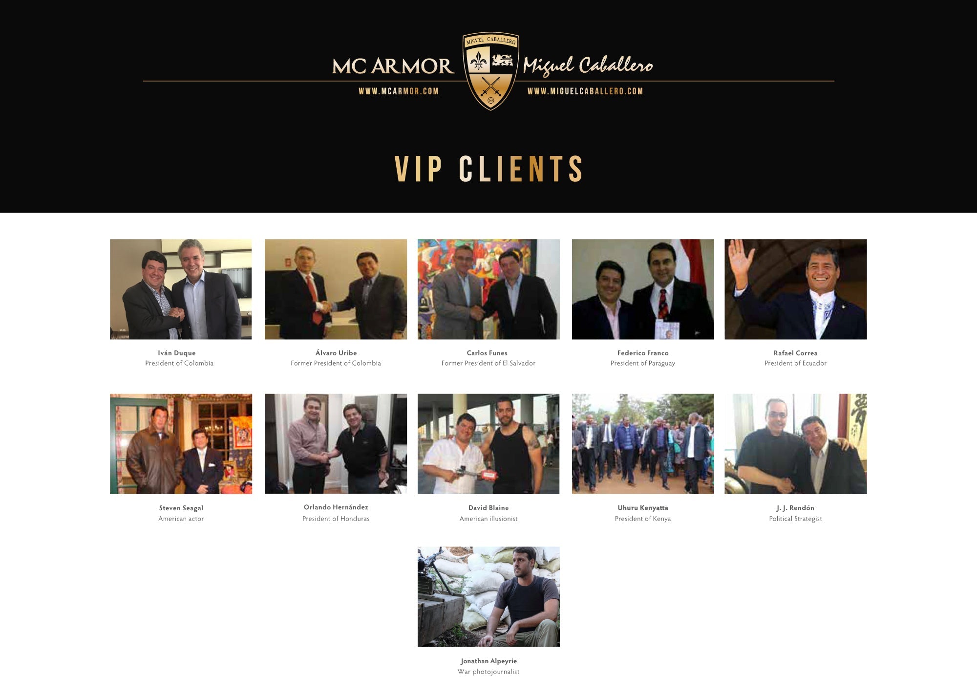 VIP Clients – MC Armor