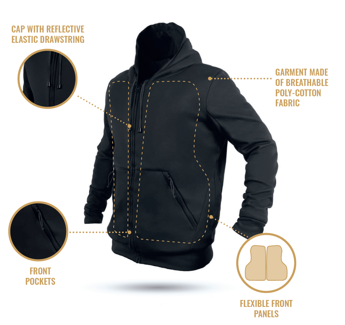 Mc armor KRYPTON BULLETPROOF HOODIE – MC Armor